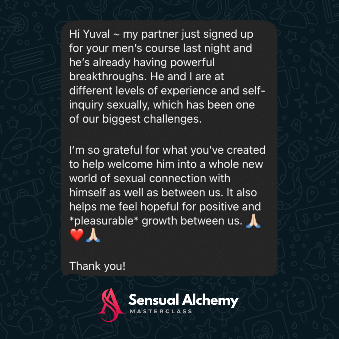 Checkout - The Sensual Alchemy Course For Men - Yuval Mann